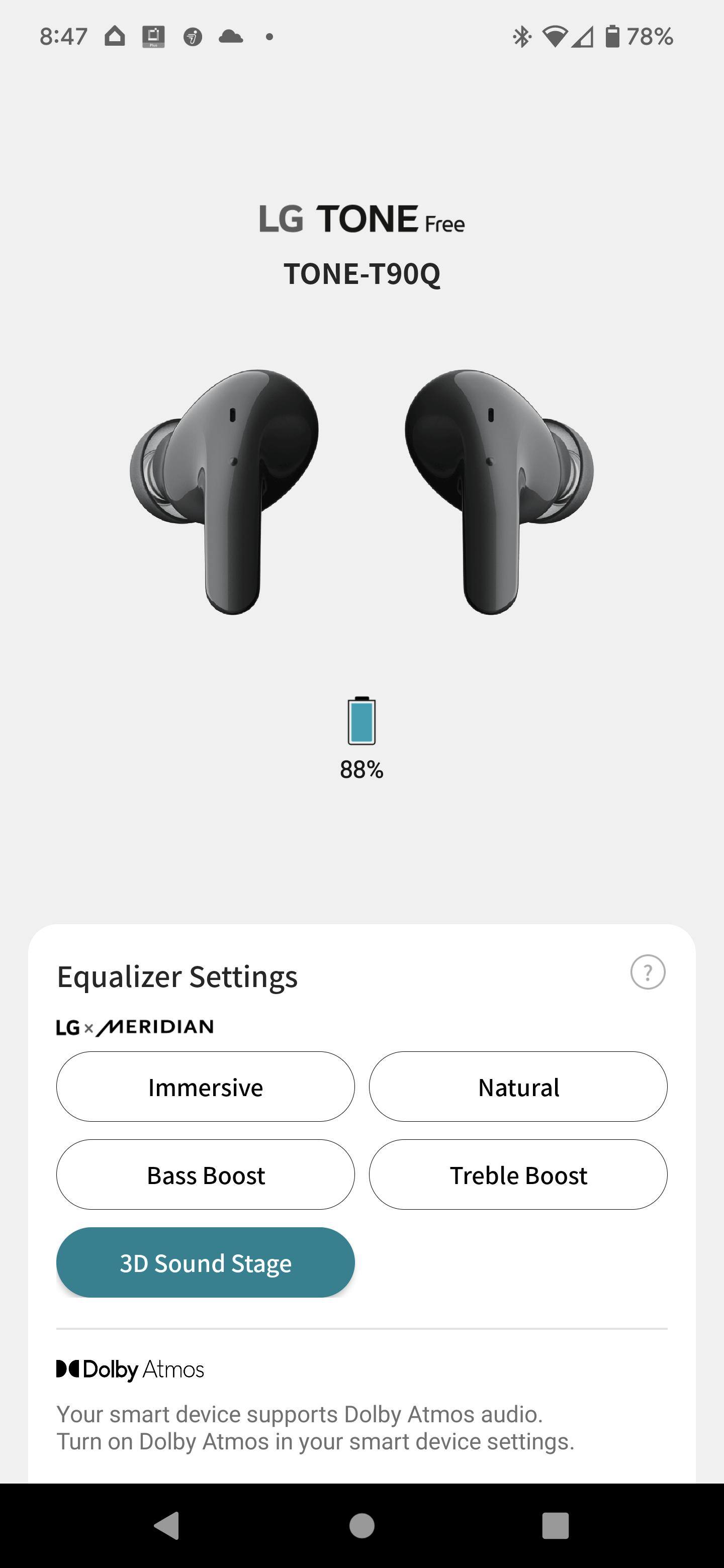 Best Buy: LG TONE Free T90Q True Wireless Noise Cancelling In-Ear ...