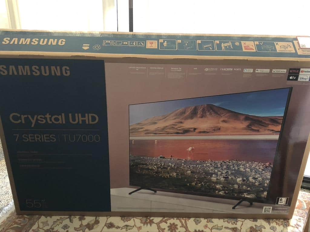 Best Buy: Samsung 55" Class 7 Series LED 4K UHD Smart Tizen TV ...