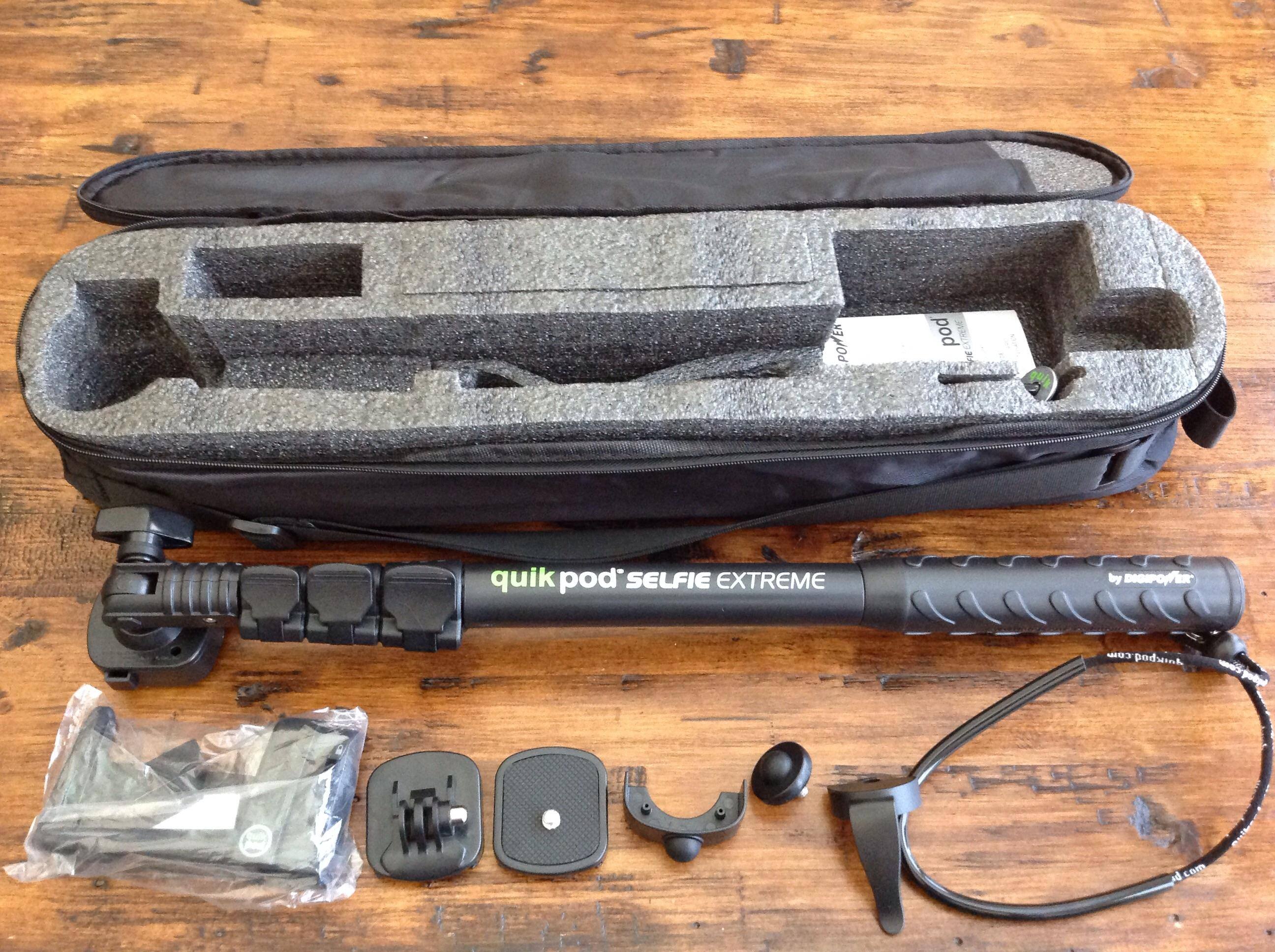 Best Buy: Digipower Salt Waterproof Professional Quickpod Selfie Stick ...