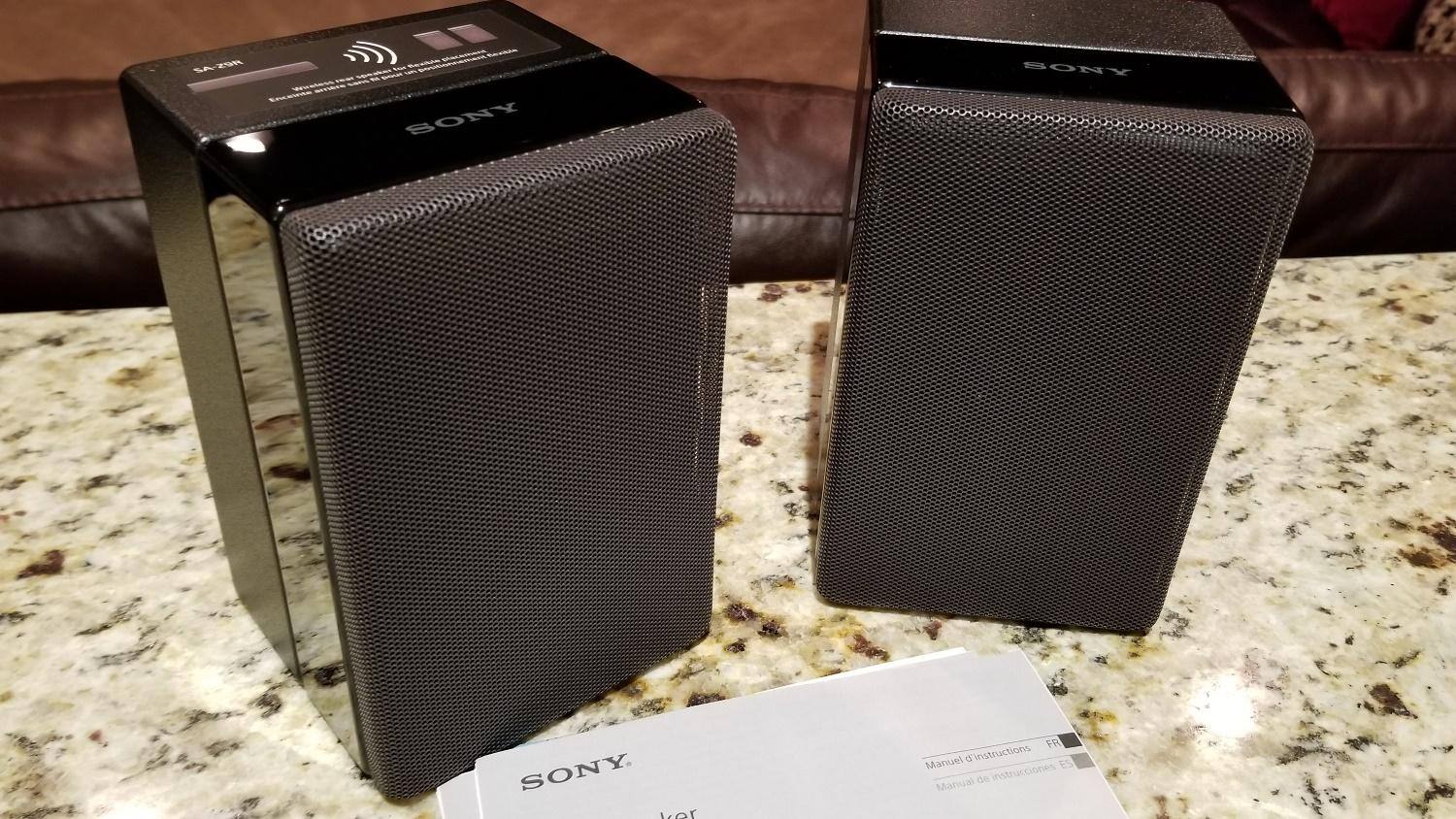 Best Buy: Sony Wireless Rear Channel Speakers (Pair) Black SAZ9R