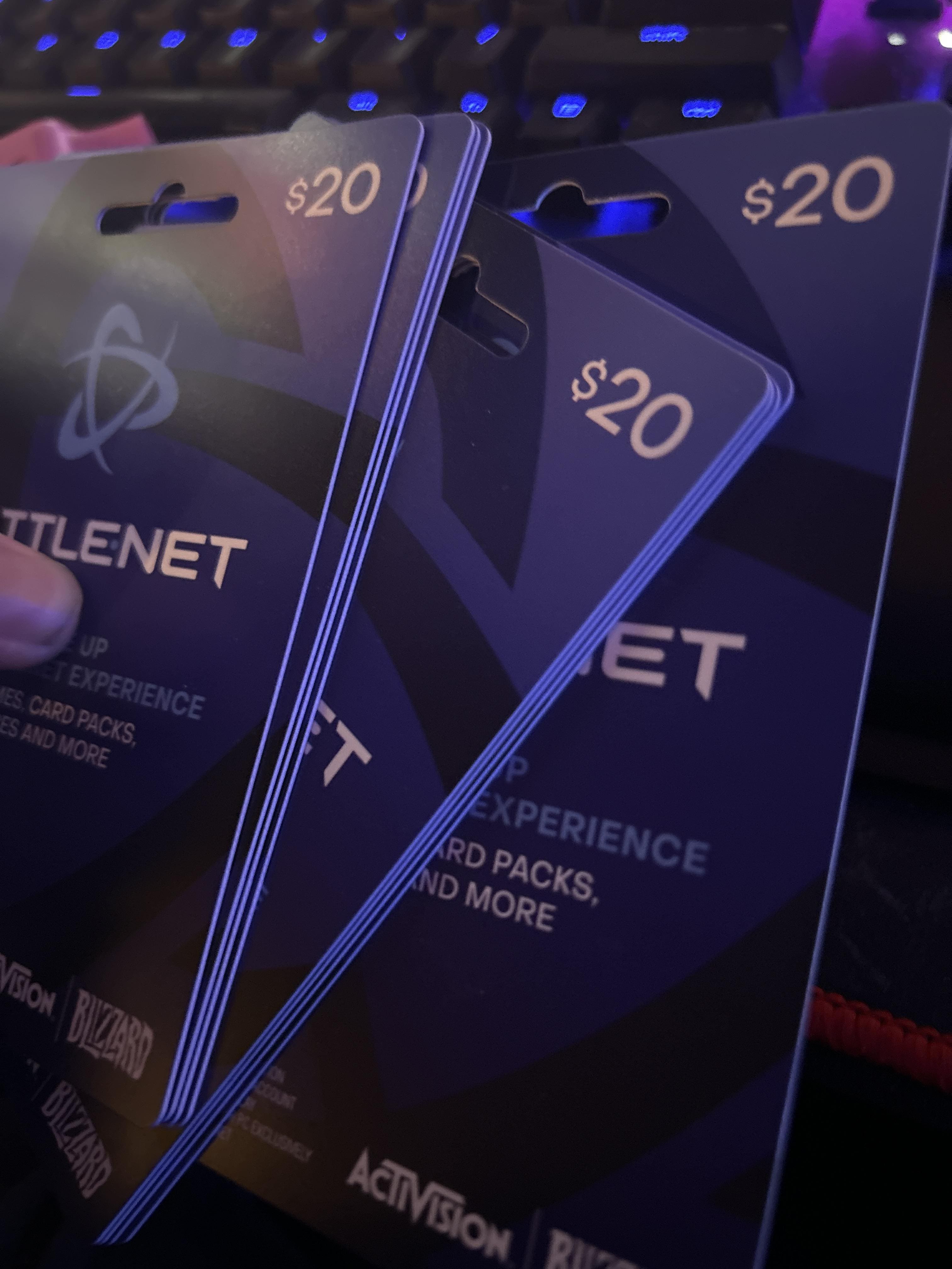 Blizzard Entertainment Balance $20 Gift Card BLIZZARD BALANCE $20 ...