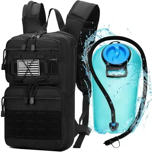 Cozy Serene 1050d Hydration Backpack With 3l Water Bladder Molle For ...
