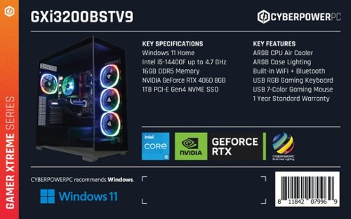 CyberPowerPC GXI3200BSTV9