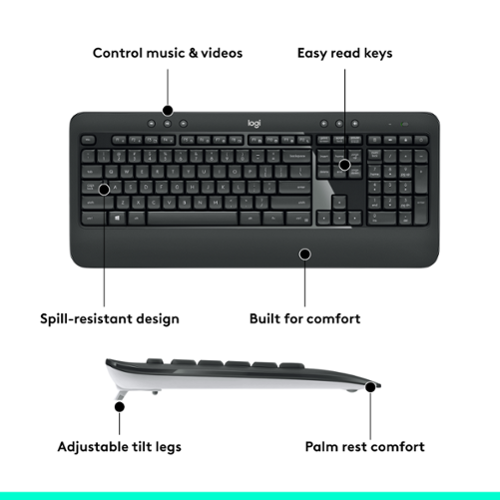 wireless computer keyboard under 500