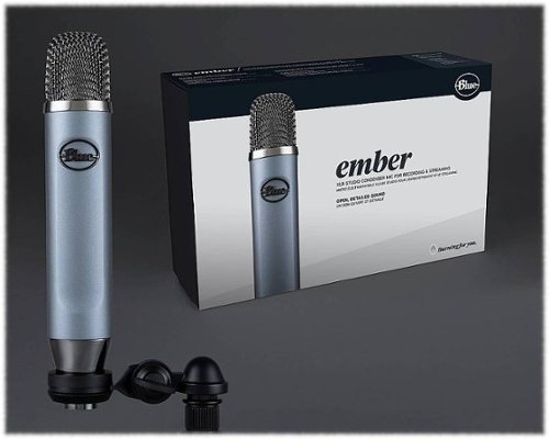 Blue Microphones Ember Xlr Wired Cardioid Condenser Microphone - Gray ...