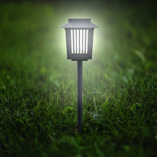 Nature Spring Solar Light, Mosquito And Insect Bug Zapper - Led/Uv ...