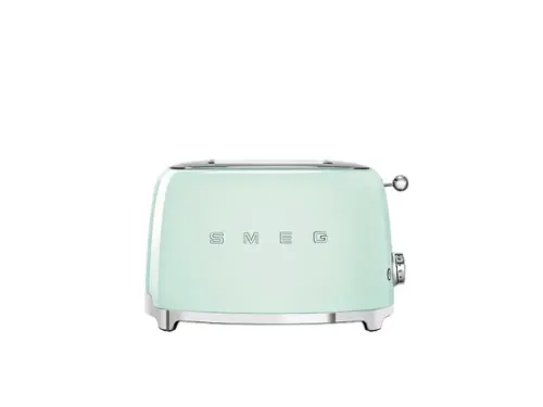 SMEG TSF01 2 Slice Wide Slot Toaster Pastel Green TSF01PGUS - Open Box ...