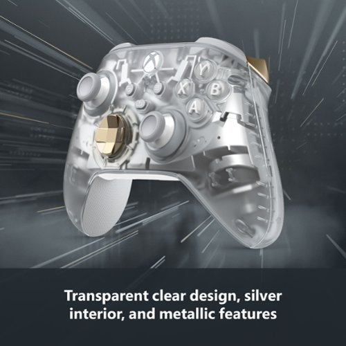 silver xbox controller