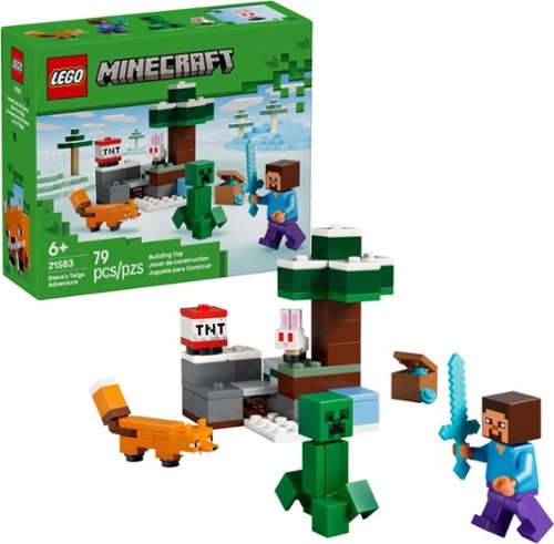 LEGO - Minecraft Steve’s Taiga Adventure Toy 21583 – BrickSeek