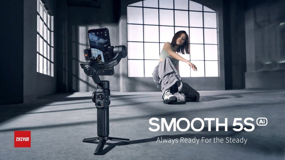 Customer Reviews: Zhiyun Smooth 5S AI Combo 3-Axis Gimbal Stabilizer ...